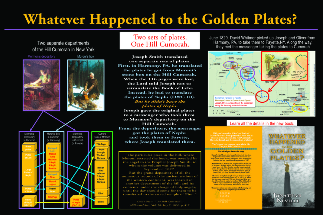Joseph Smith Translated Two Sets of Plates – Book of Mormon Evidence