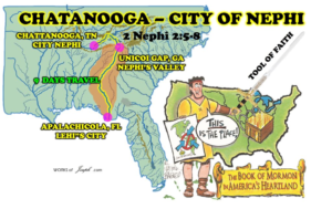 Nephite Route- Showing the Waters of Mormon – Book of Mormon Evidence