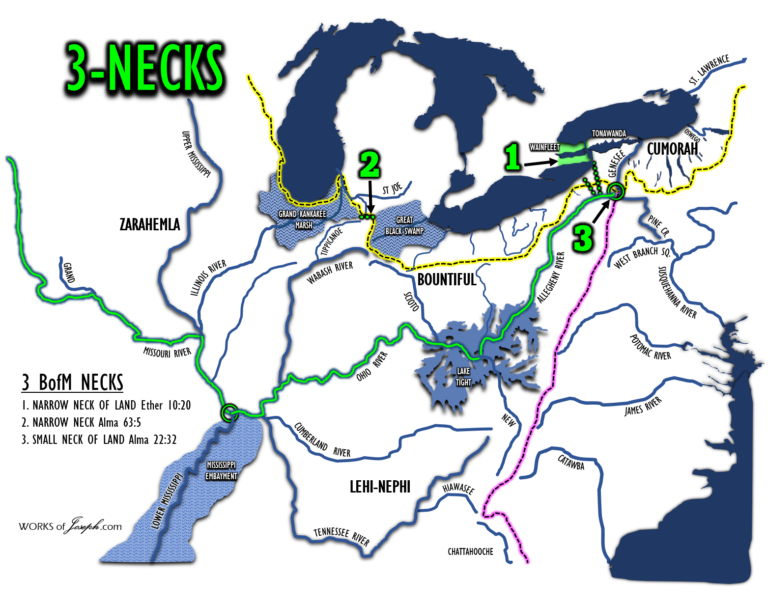 The ONLY Narrow Neck of Land – Book of Mormon Evidence