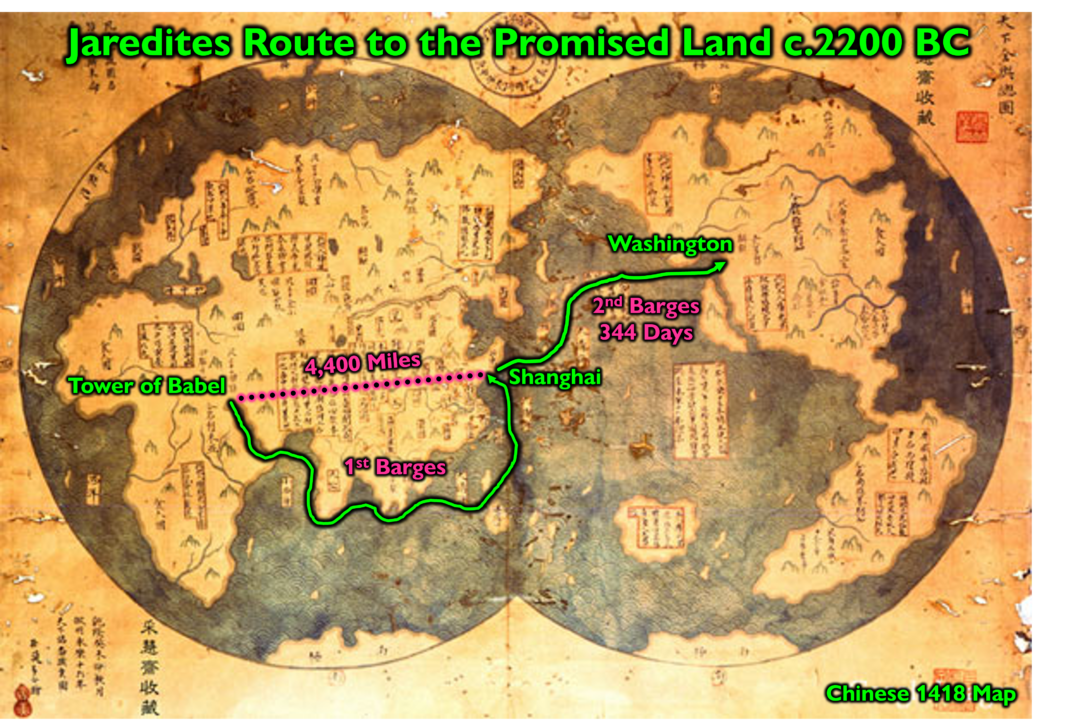 Jaredites 2 Sets of Barges; Pacific Landing | Book of Mormon Evidence