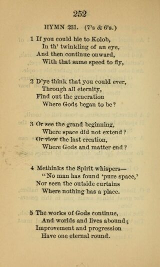 “O Stop and tell me Red Man” by WW Phelps – Book of Mormon Evidence