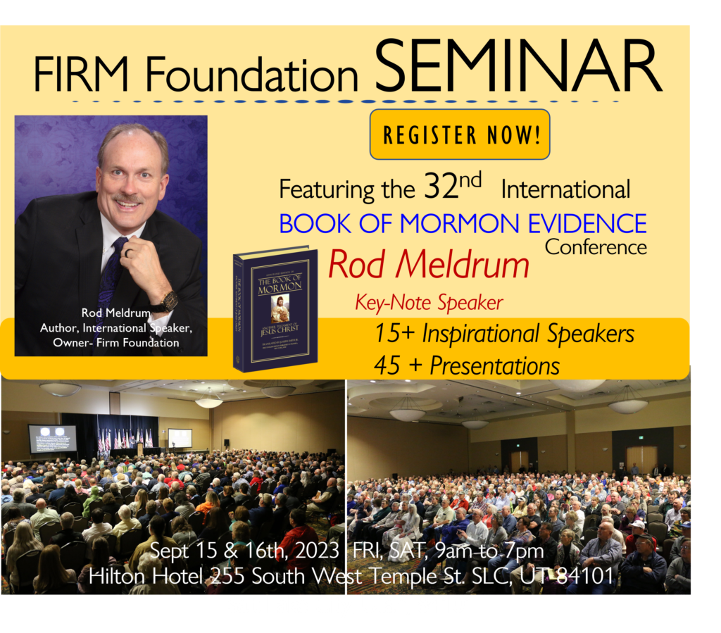 Sept 2023 Expo - Book of Mormon Evidence