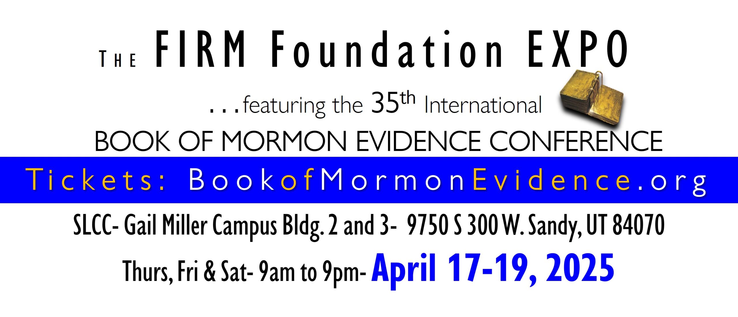 Next Events – Book of Mormon Evidence